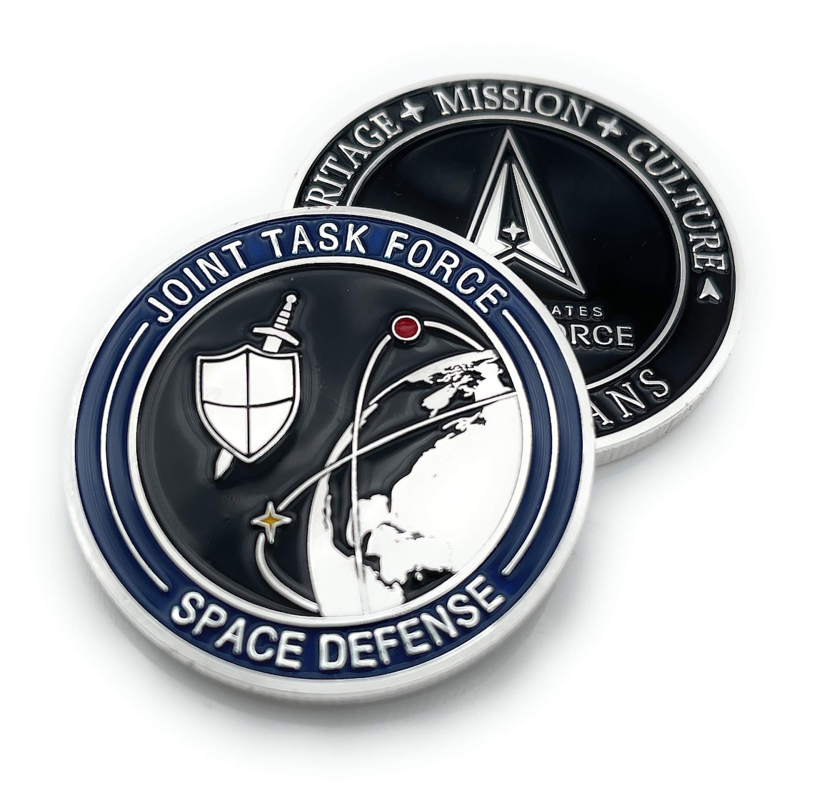 US Space Force Joint Task Force Space Defense Challenge Coin United ...