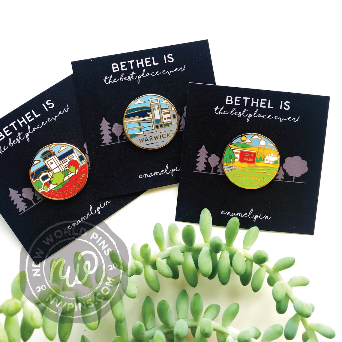 Patterson Bethel Souvenir Enamel Pin- JW Pins, Nwpins, New World Pins ...