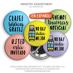 Ministry Assortment Button Pin Set - Jw Gifts - Pioneer - Best Life ...