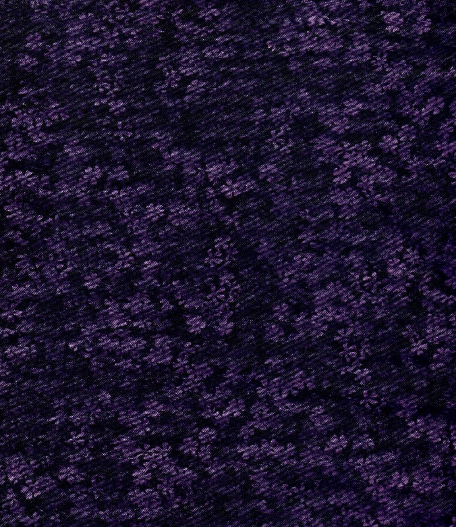 Purple Floral Cotton Fabric Flowers Color Collage Made in Japan - Etsy