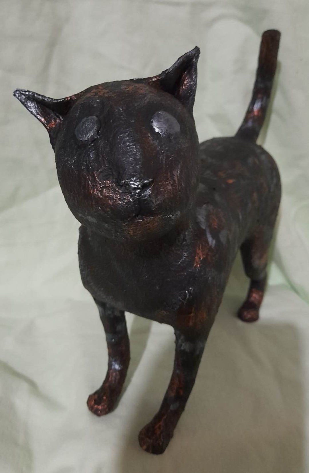 Paper Mache,cat,animal,figurine,sculpture - Etsy