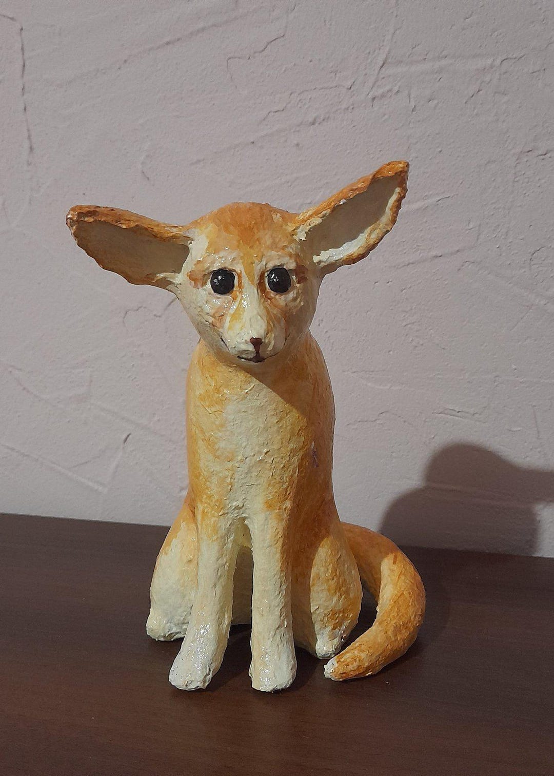 Paper Mache,fox,fennec,figurine - Etsy