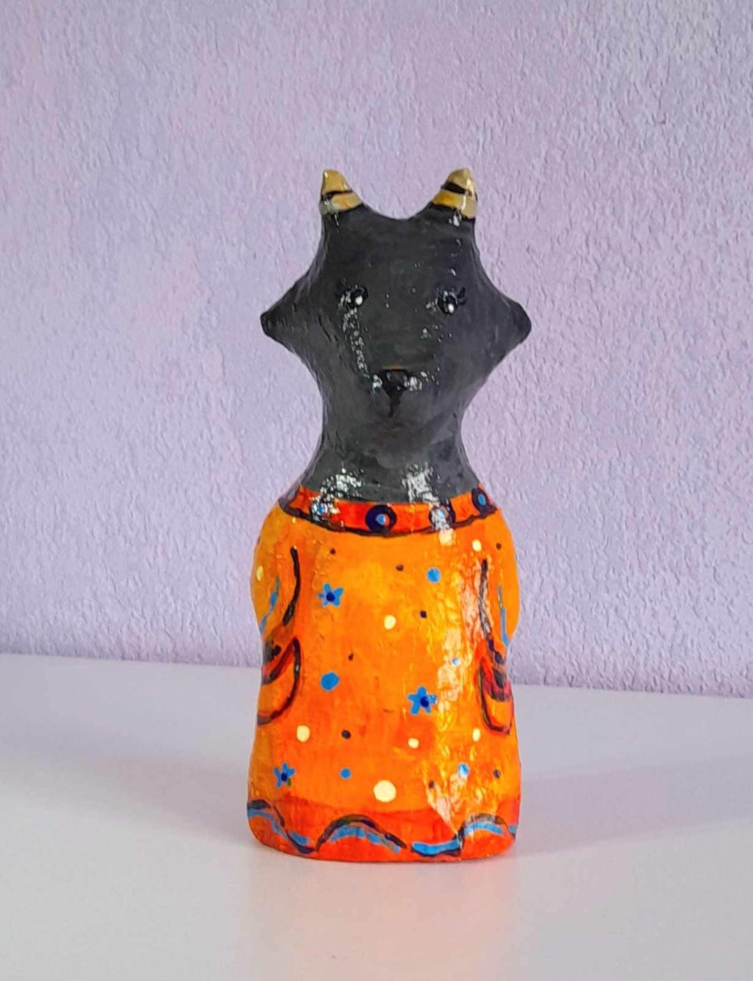 Paper Mache,goat,animal,figurine - Etsy