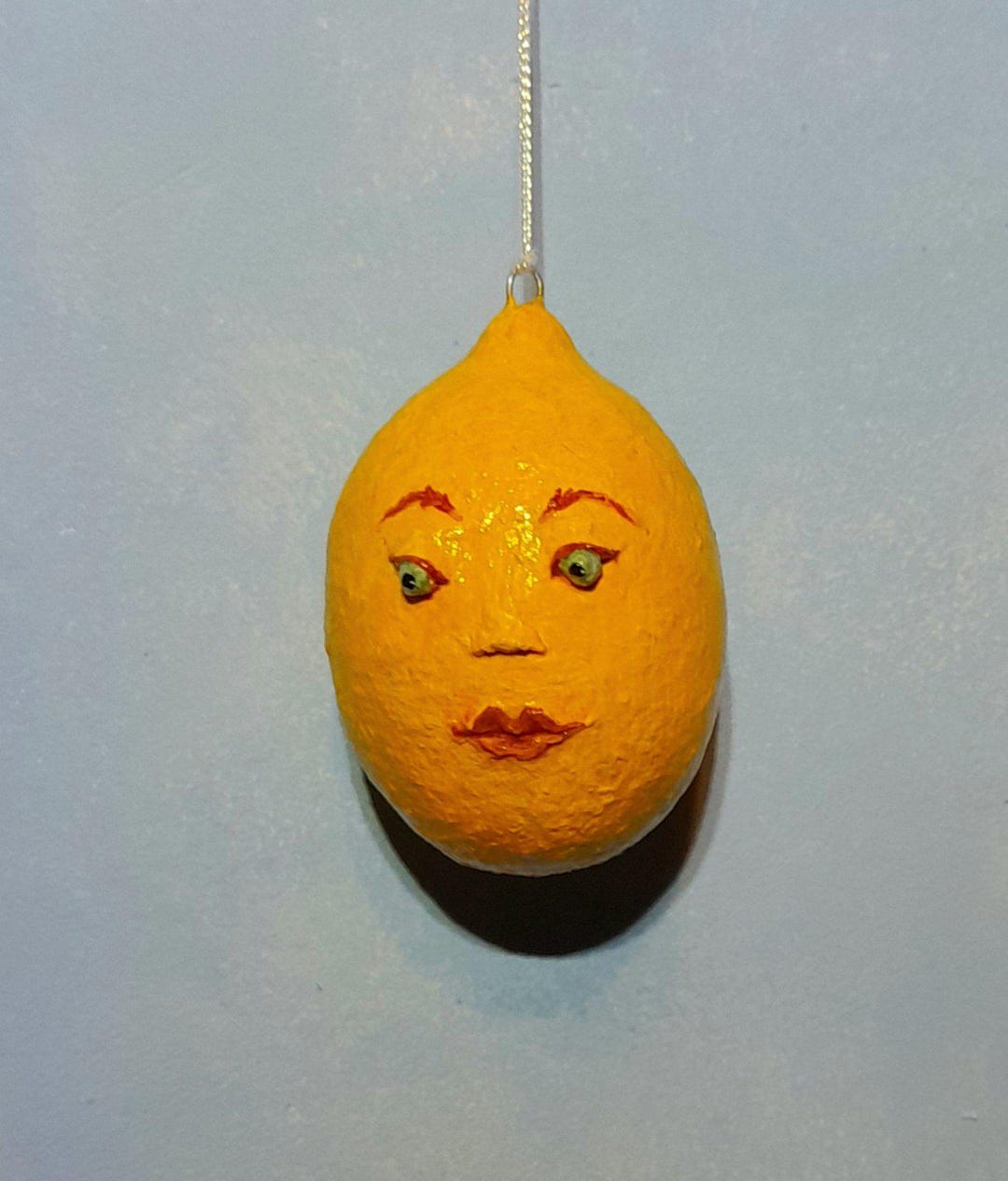 Paper Mache,lemon,suspension,christmas,new Year - Etsy