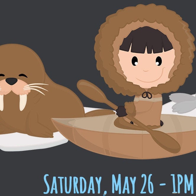 Editable ESKIMO Birthday Party Invitation, Free CORJL DEMO, Arctic ...