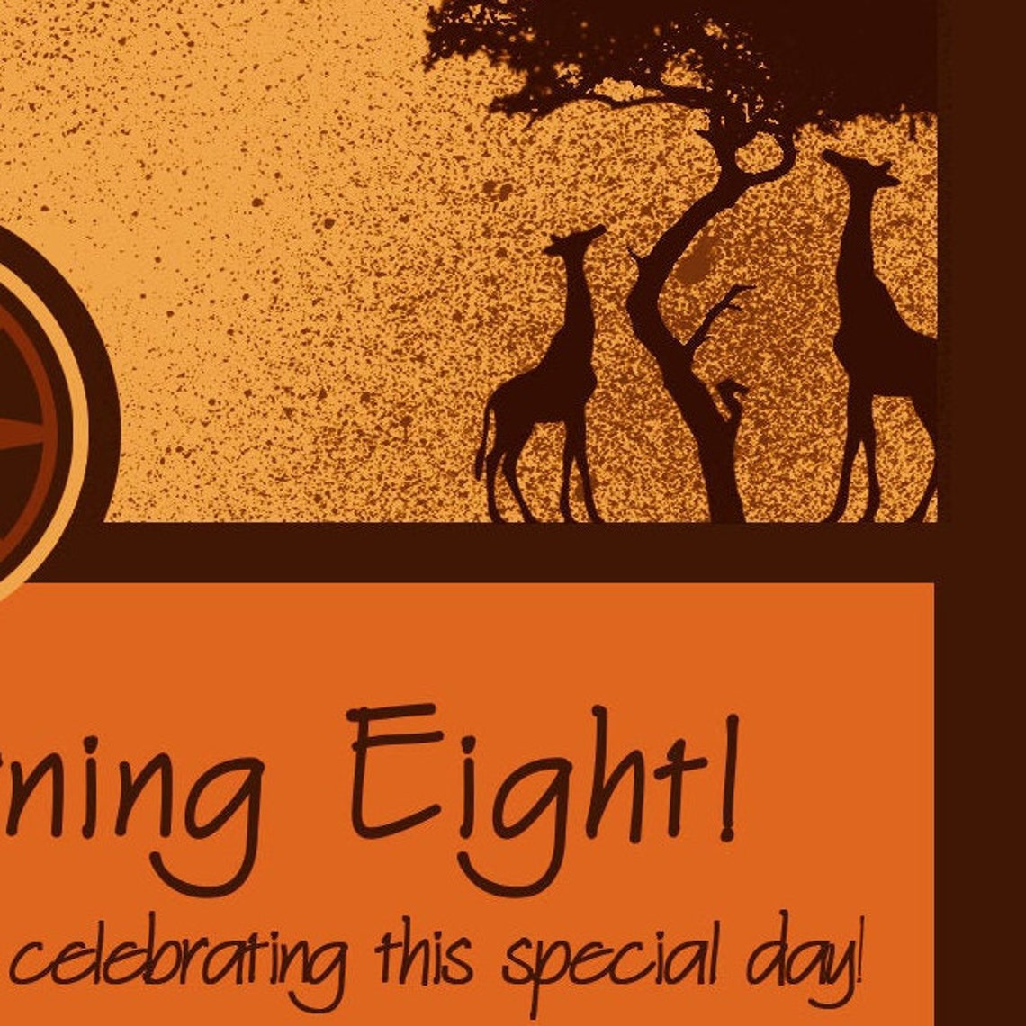 Editable, Vintage AFRICA Birthday Invitation, Free CORJL DEMO, Tribe ...