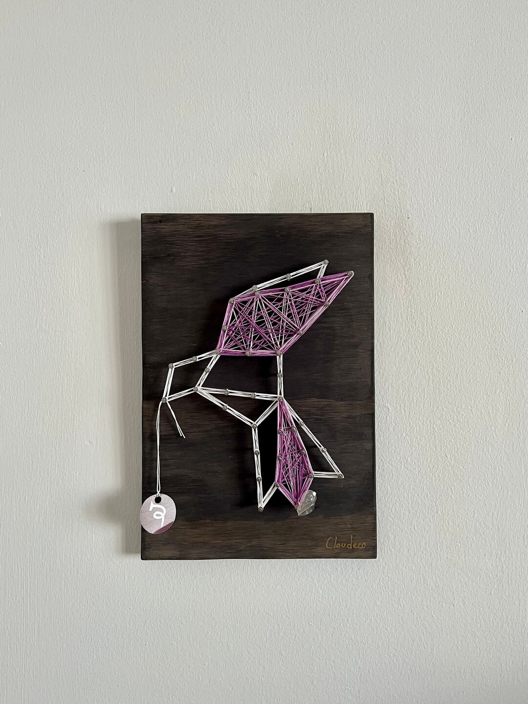 Home Decor I String Art I Handmade I Minimalistic Birds I 8 X 12 I ...