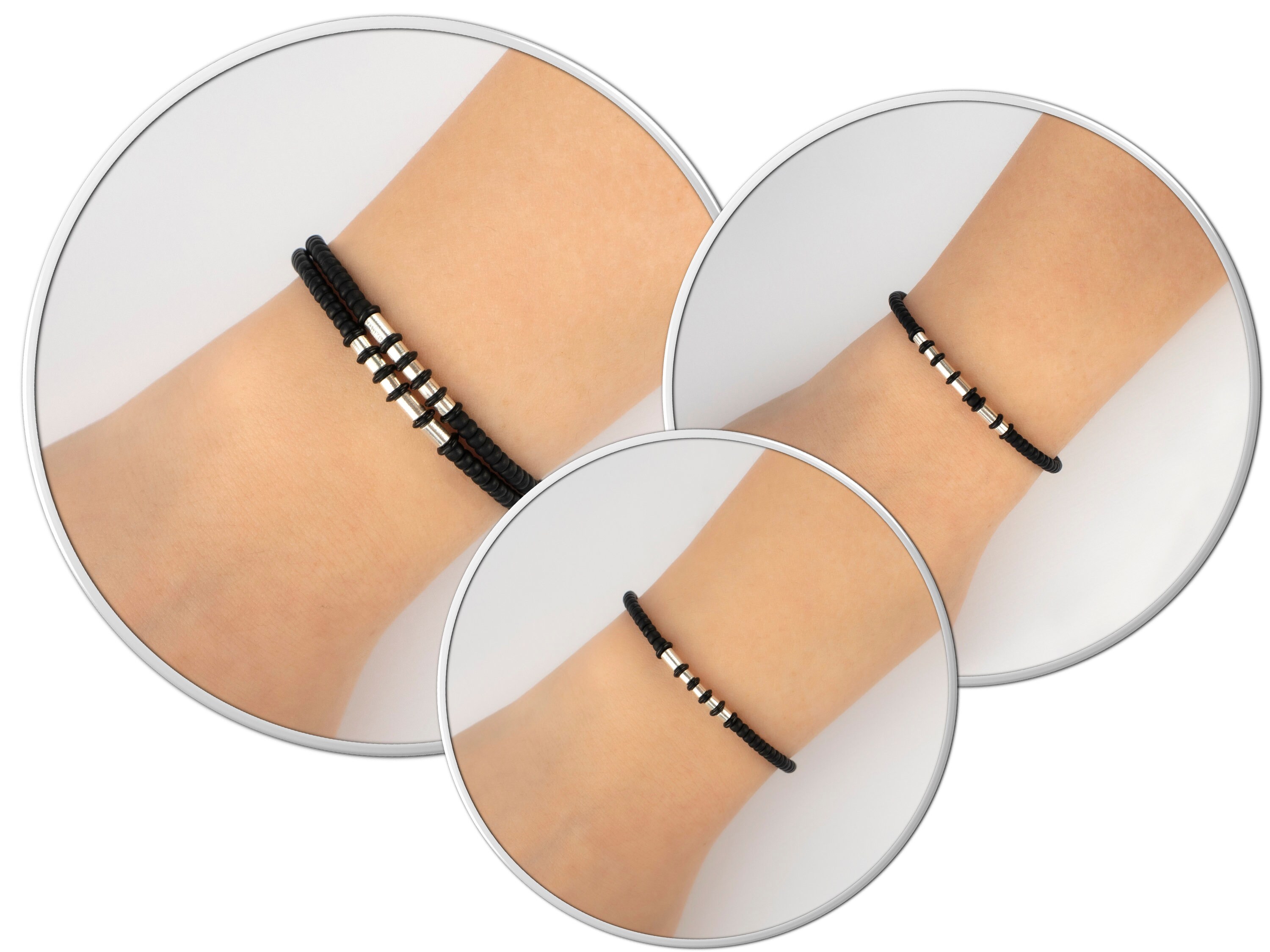 Morse Code Letter Number Bracelet With Sterling Silver Beads - Etsy