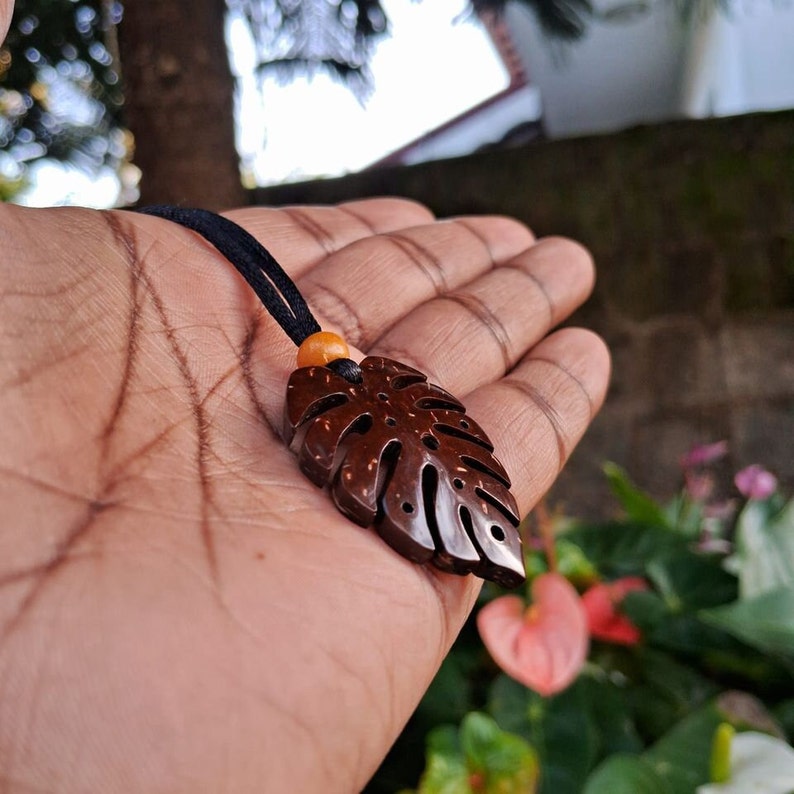 Handmade Natural Coconut Shell Necklace for Fashion - Etsy