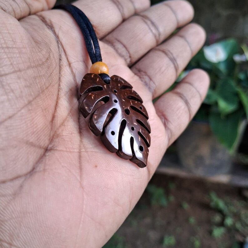 Handmade Natural Coconut Shell Necklace for Fashion - Etsy