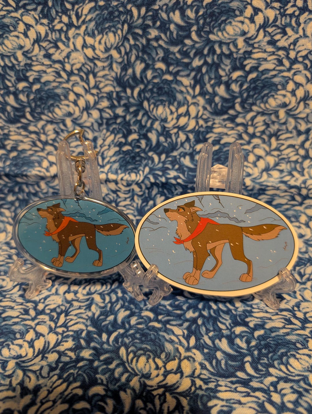 Balto - Wolf Dog - Snowing - Keychain and Sticker - Etsy