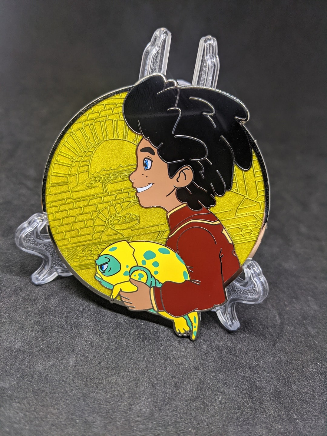 Dragon Prince Profiles - Ezran - Ez and Bait - Enamel Pin - Etsy