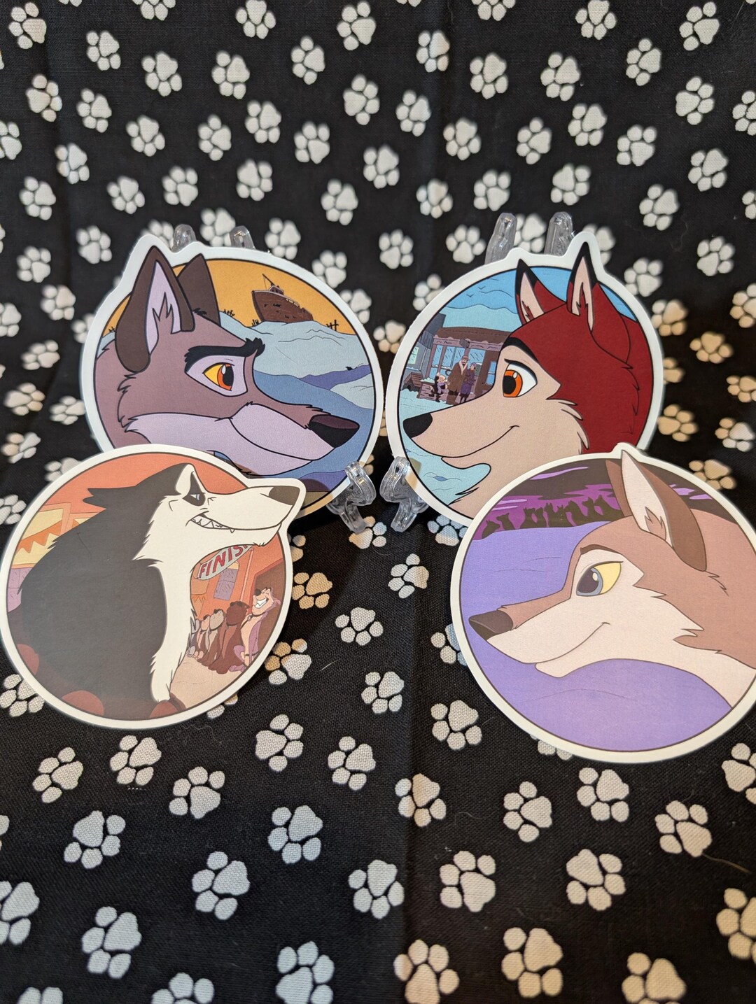 Balto Jenna Steele Aleu - Wolf Dog - Husky - Stickers - Etsy