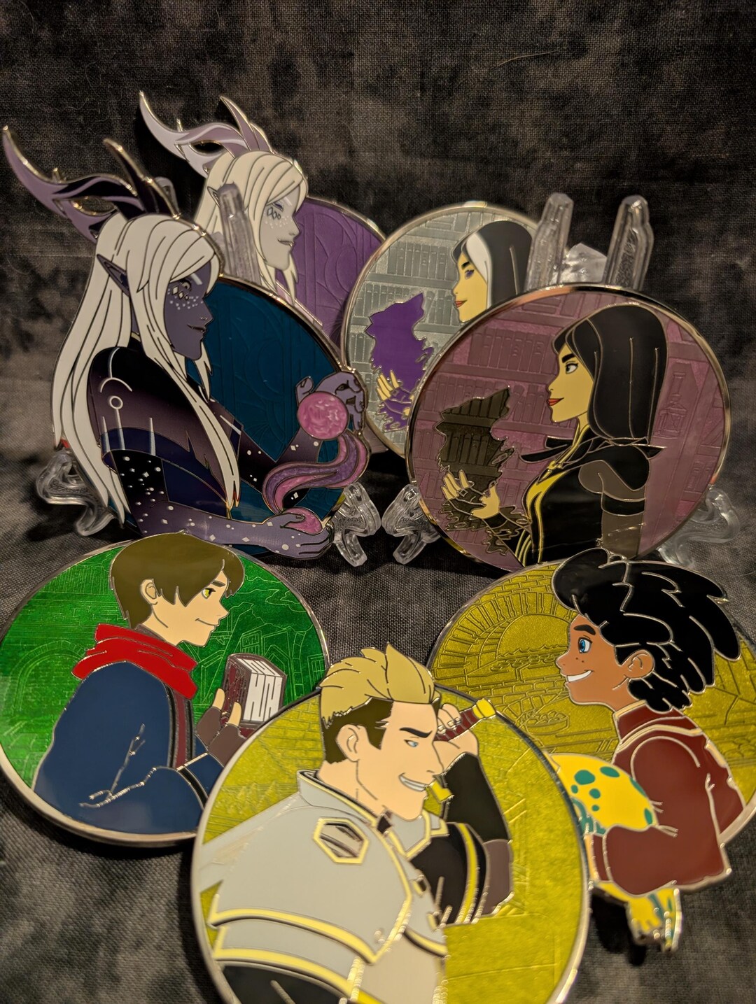 Dragon Prince Profiles - Callum Ezran Bait Aaravos Soren Claudia - Dark ...