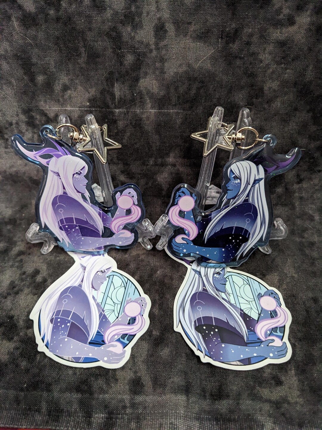 Dragon Prince - Aaravos - Star Touch Elf - Keychain and Sticker - Etsy