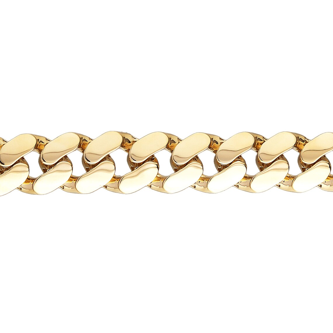 14K Real Gold 10mm Miami Cuban Bracelet Monaco Chain - Etsy