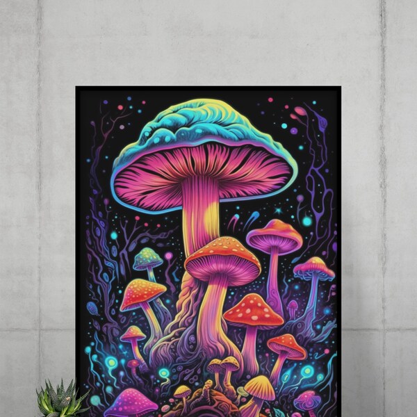 Fluorescent Blacklight Posters - Etsy