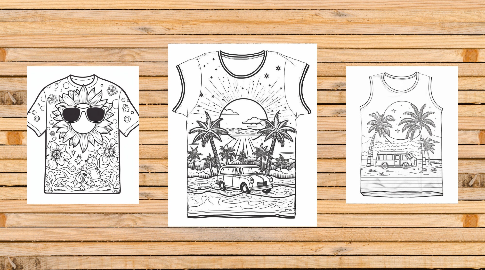 Summer Clothing Coloring Pages | Summer Clothes Coloring Pages | Summer ...