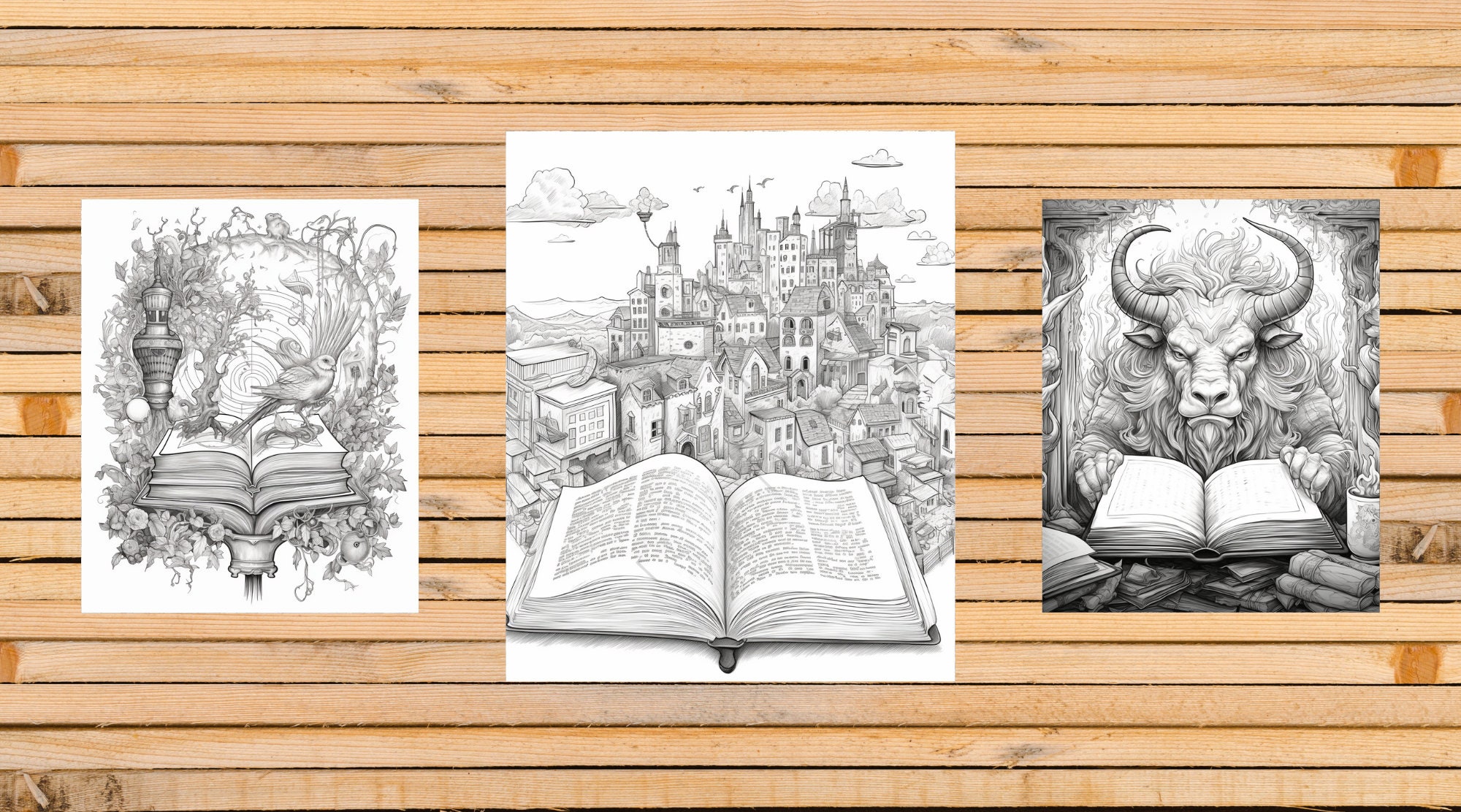 Open Magic Book Coloring Pages | Magic Coloring Pages | Magical ...