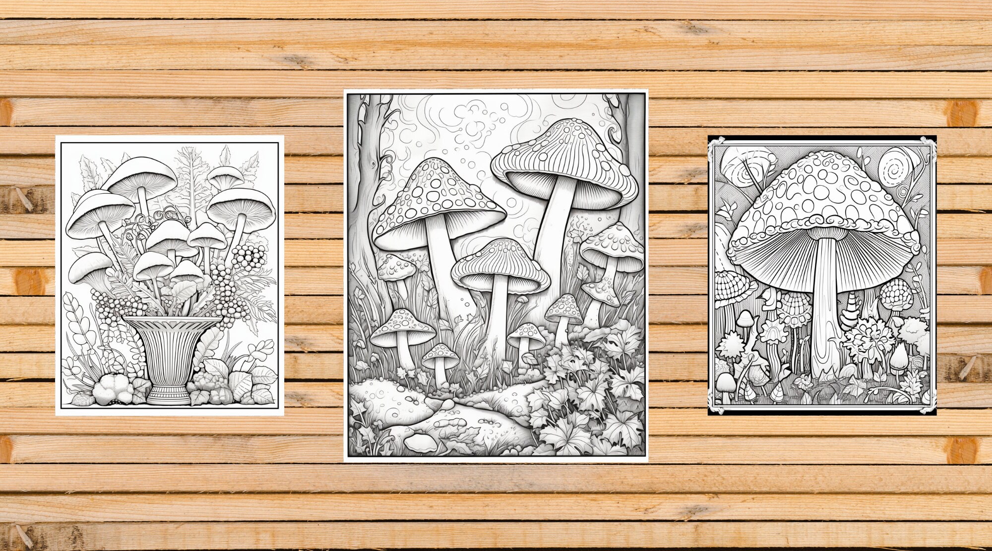 Magic Mushroom Coloring Pages Mushroom Coloring Pages Fantasy Coloring ...