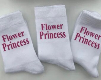 Flower Girl Socks - Etsy UK