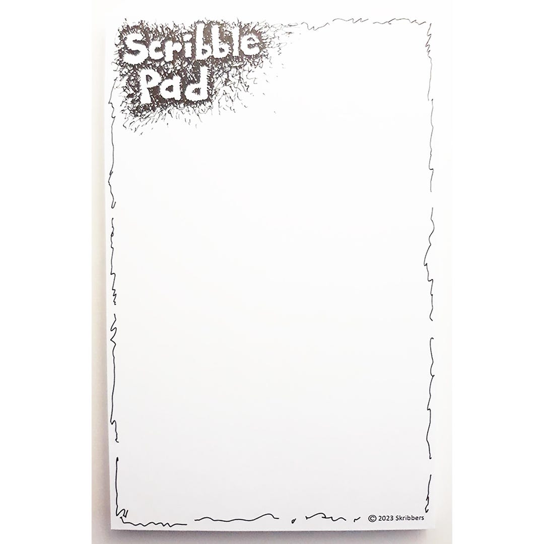 The Scribblepad Scribblepad. Funny Cute Little Notepads. Novelty ...
