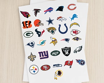 Nfl Sticker | Etsy