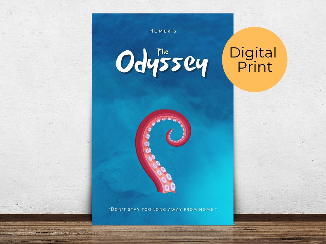 The Odyssey | Printable Wall Art | Book Poster | Classroom Decor ...