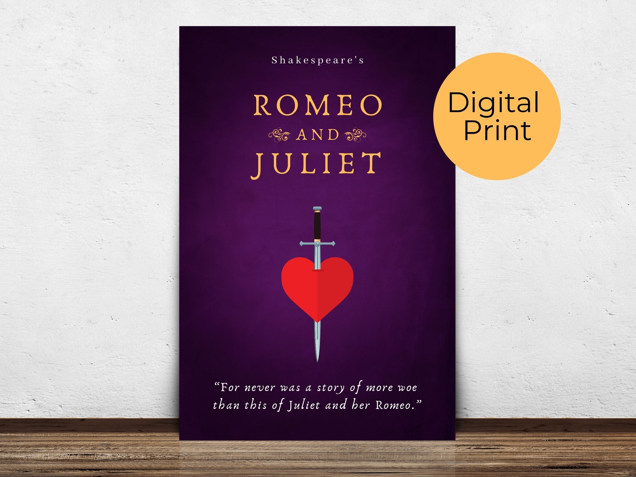 Romeo And Juliet School Poster