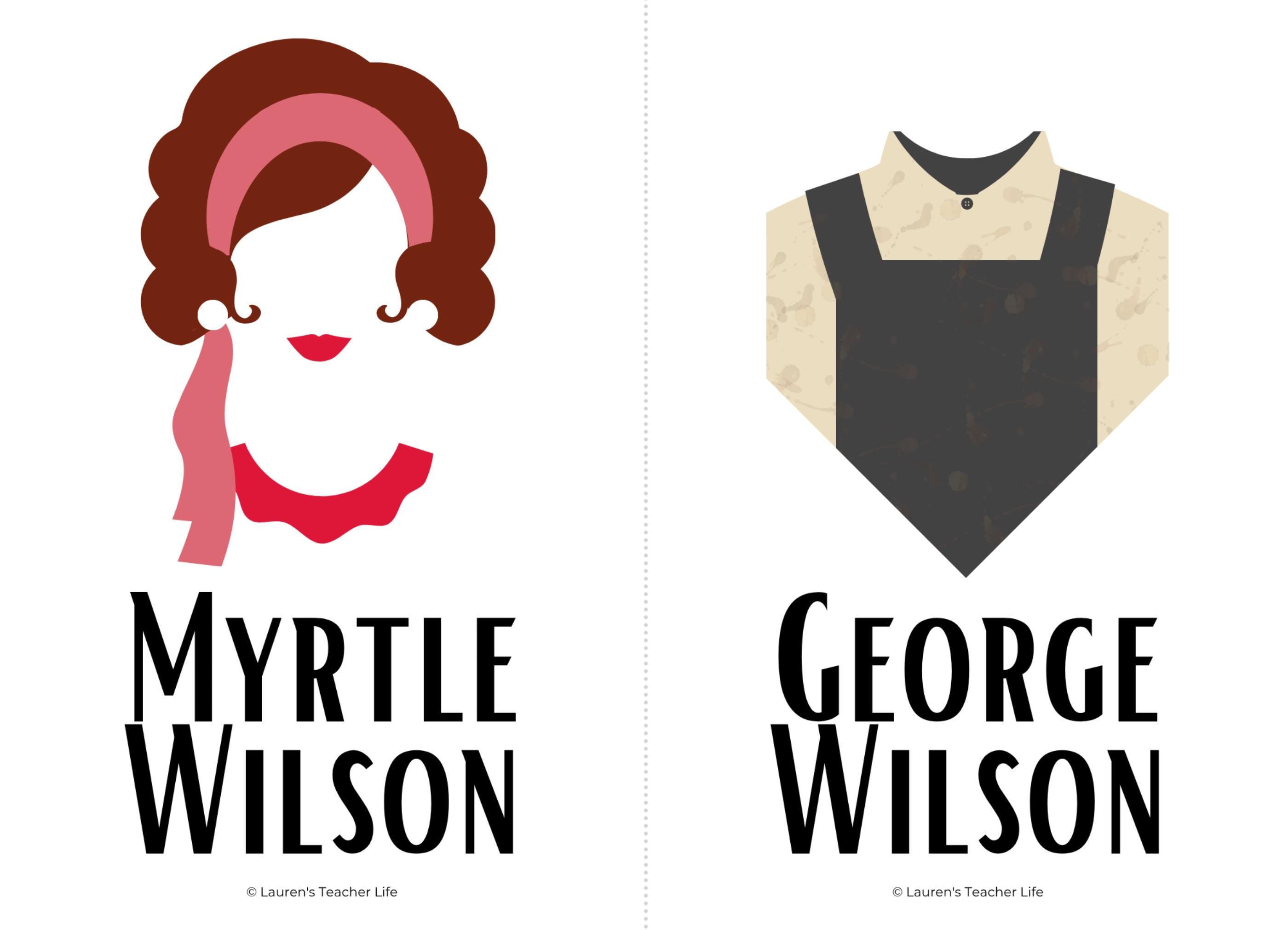 Great Gatsby Character Cards | Classroom Decor Bundle - Etsy