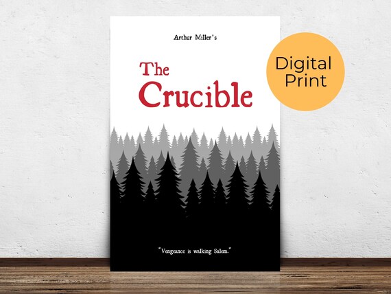 The Crucible Printable Wall Art Book Poster Classroom Decor - Etsy