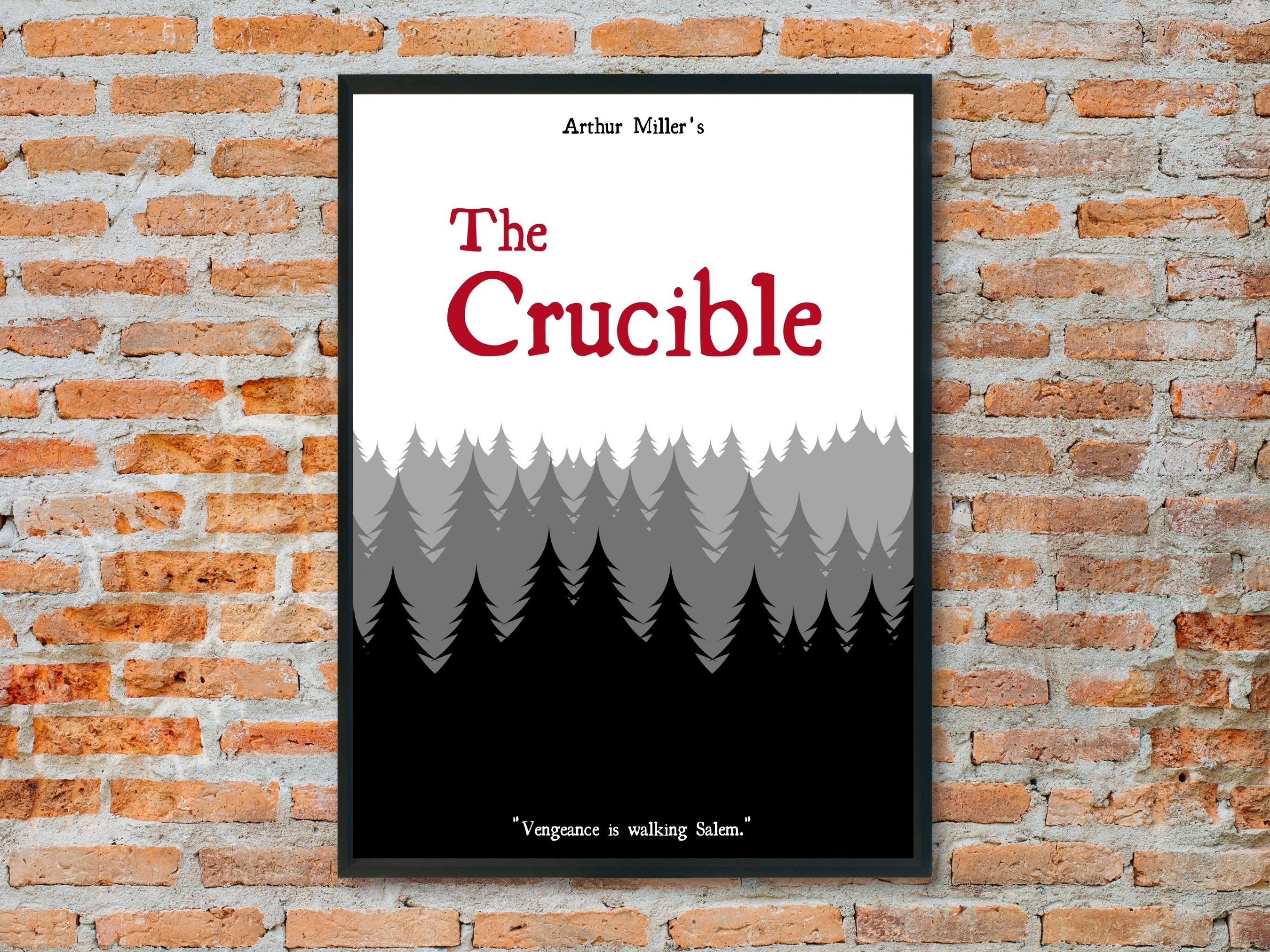 The Crucible Printable Wall Art, Book Poster, Classroom Decor, Digital ...