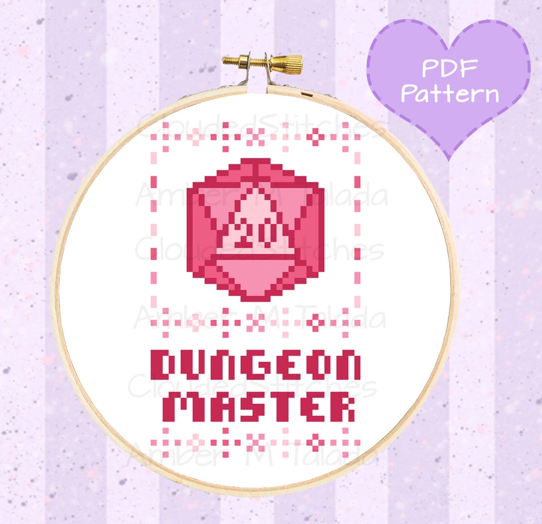 Dungeon Master Digital PDF Cross Stitch Pattern - Etsy