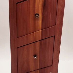 Red Cedar Tall Keepsake Box - Etsy