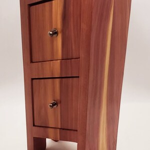 Red Cedar Tall Keepsake Box - Etsy