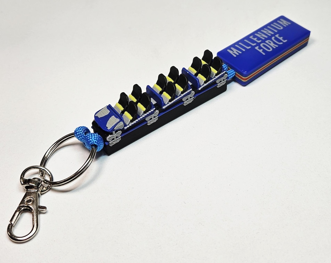Millennium Force Roller Coaster Inspired Charm - Etsy