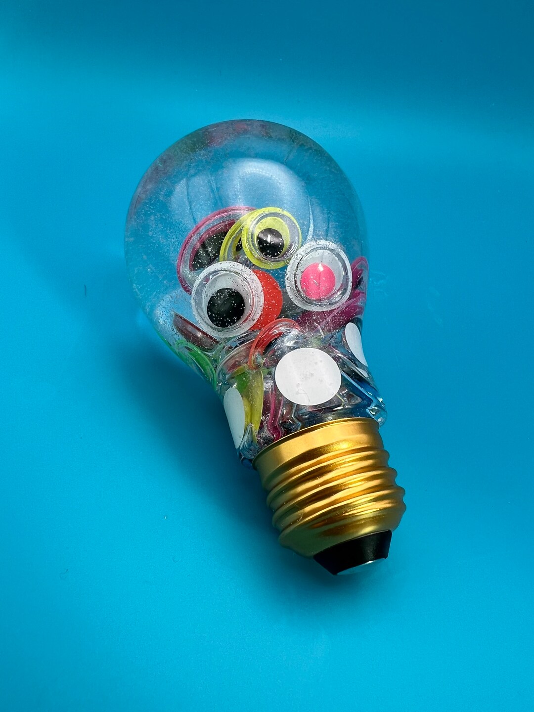 Googly Eyes Resin Light Bulb Bookend - Etsy