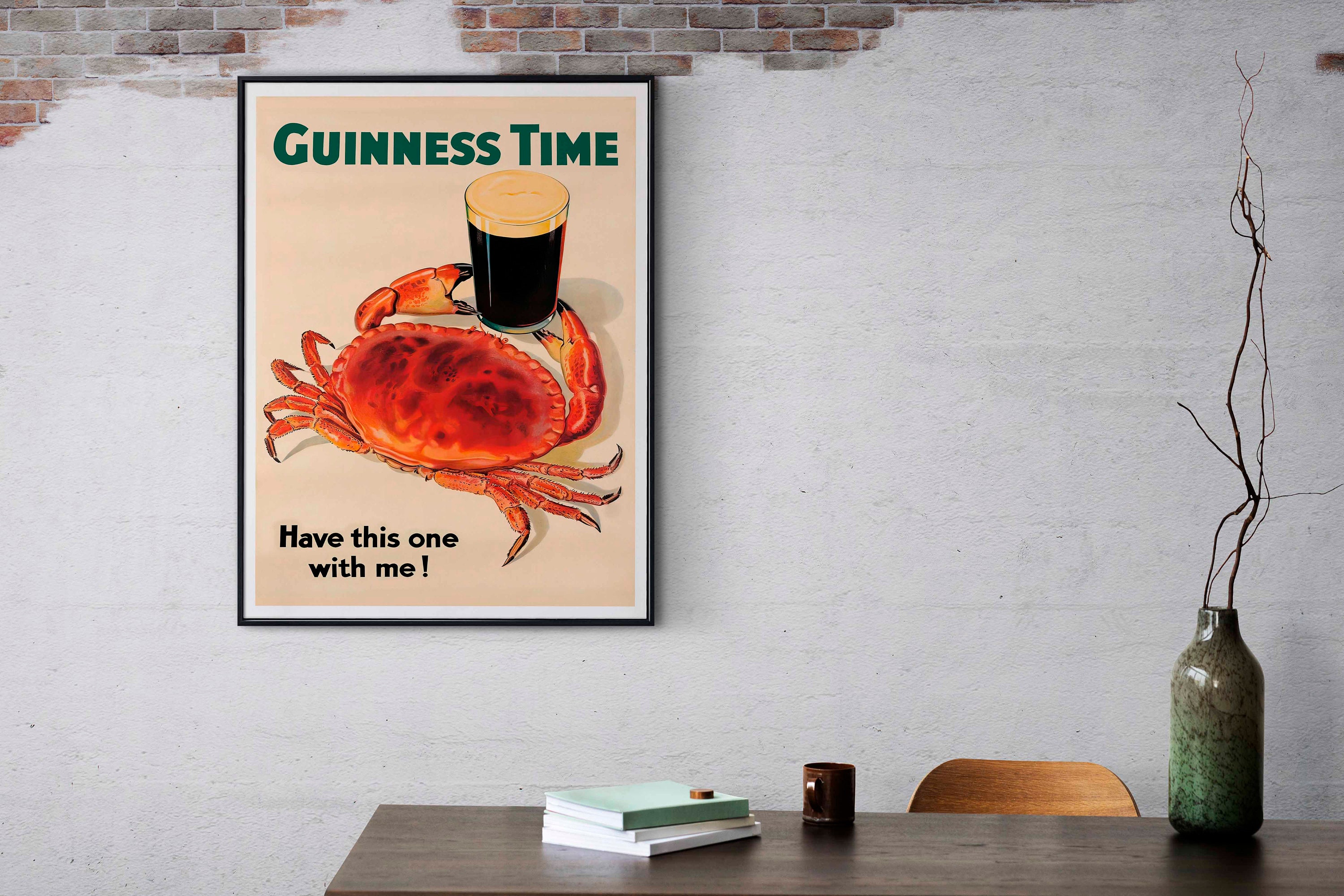 Old Guinness Posters 1930s Opening Time Is Guinness Time! Classic ...