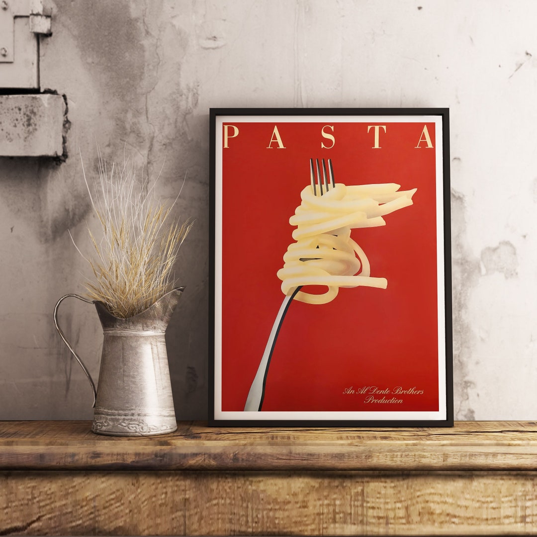 Vintage Barilla Macaroni Poster: Italian Kitchen Decor (digital Print ...