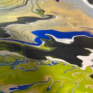 Acrylic and Pouring Medium Paintings Original Artworks - Etsy
