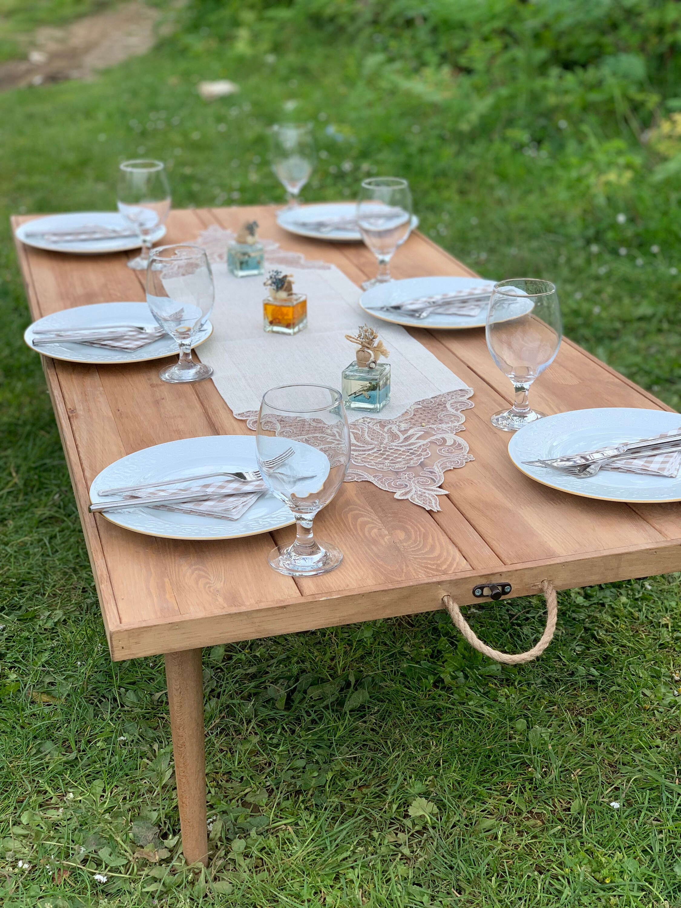 2860 Inch-h:13-28 Inch Handmade Folding Table Camping Table - Etsy