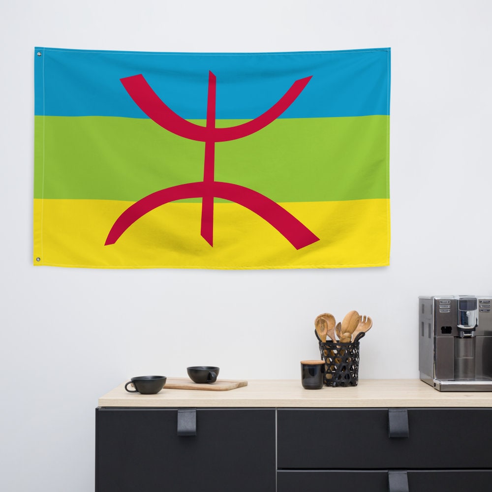 Amazigh Kabyle Flag/flag Berber Amazigh North Africa Flag - Etsy UK
