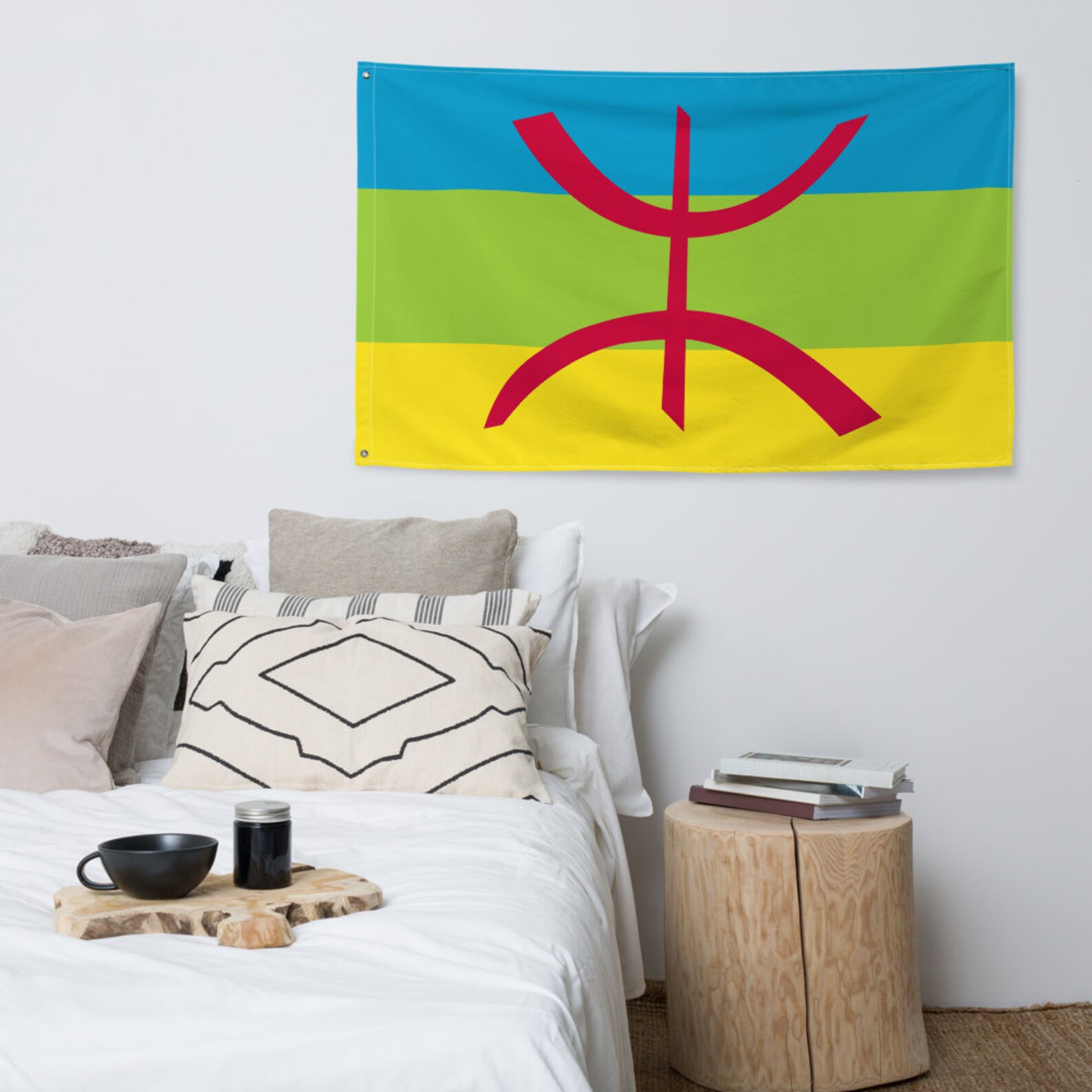 Amazigh Kabyle Flag/flag Berber Amazigh North Africa Flag - Etsy UK
