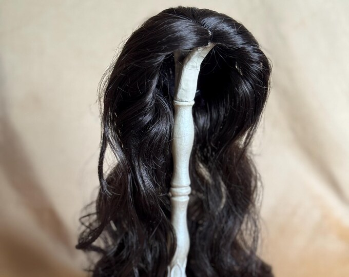 Long Dark Brown/black Doll Wig - Etsy