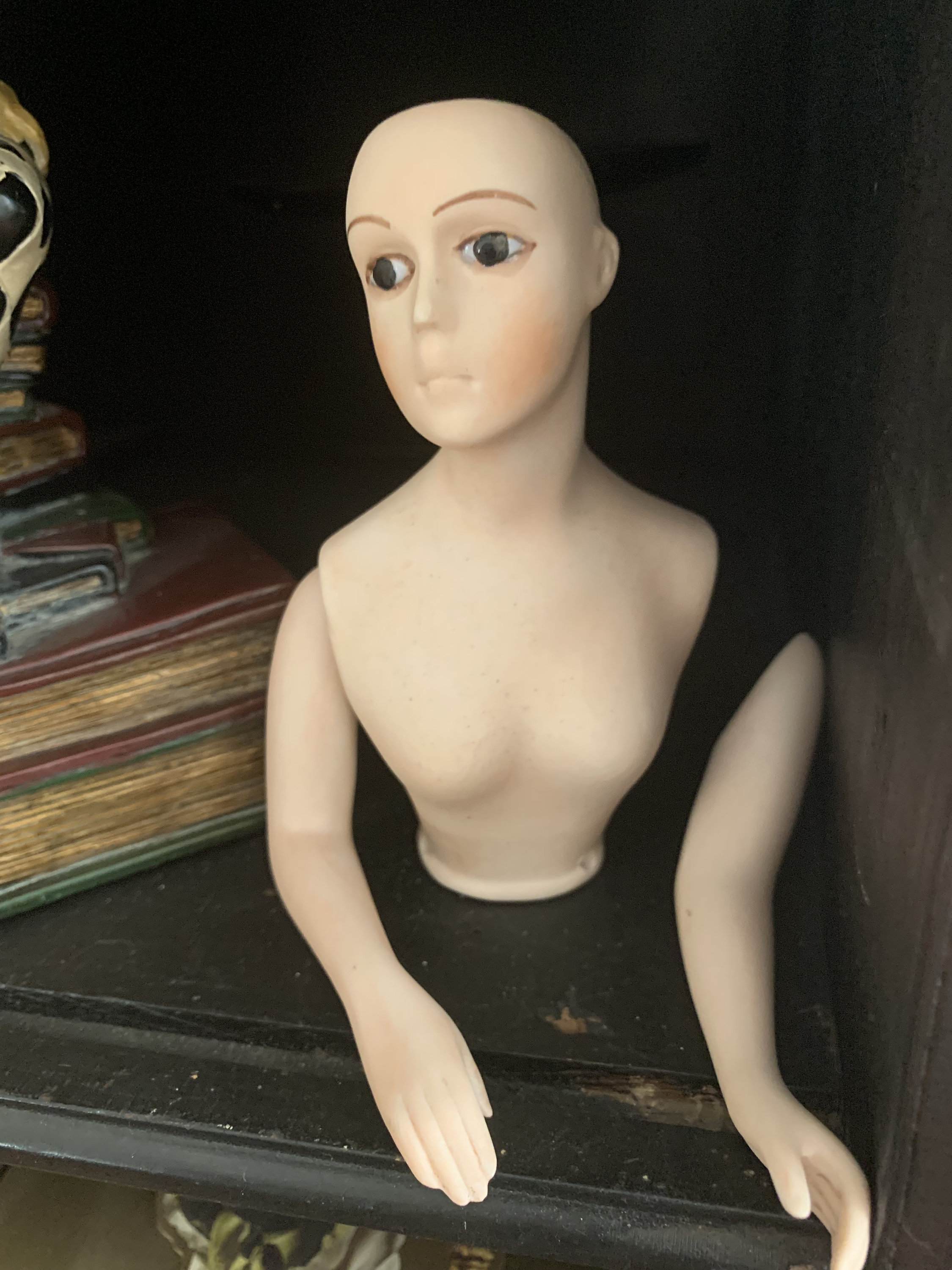 Antique Half Doll Large - Etsy