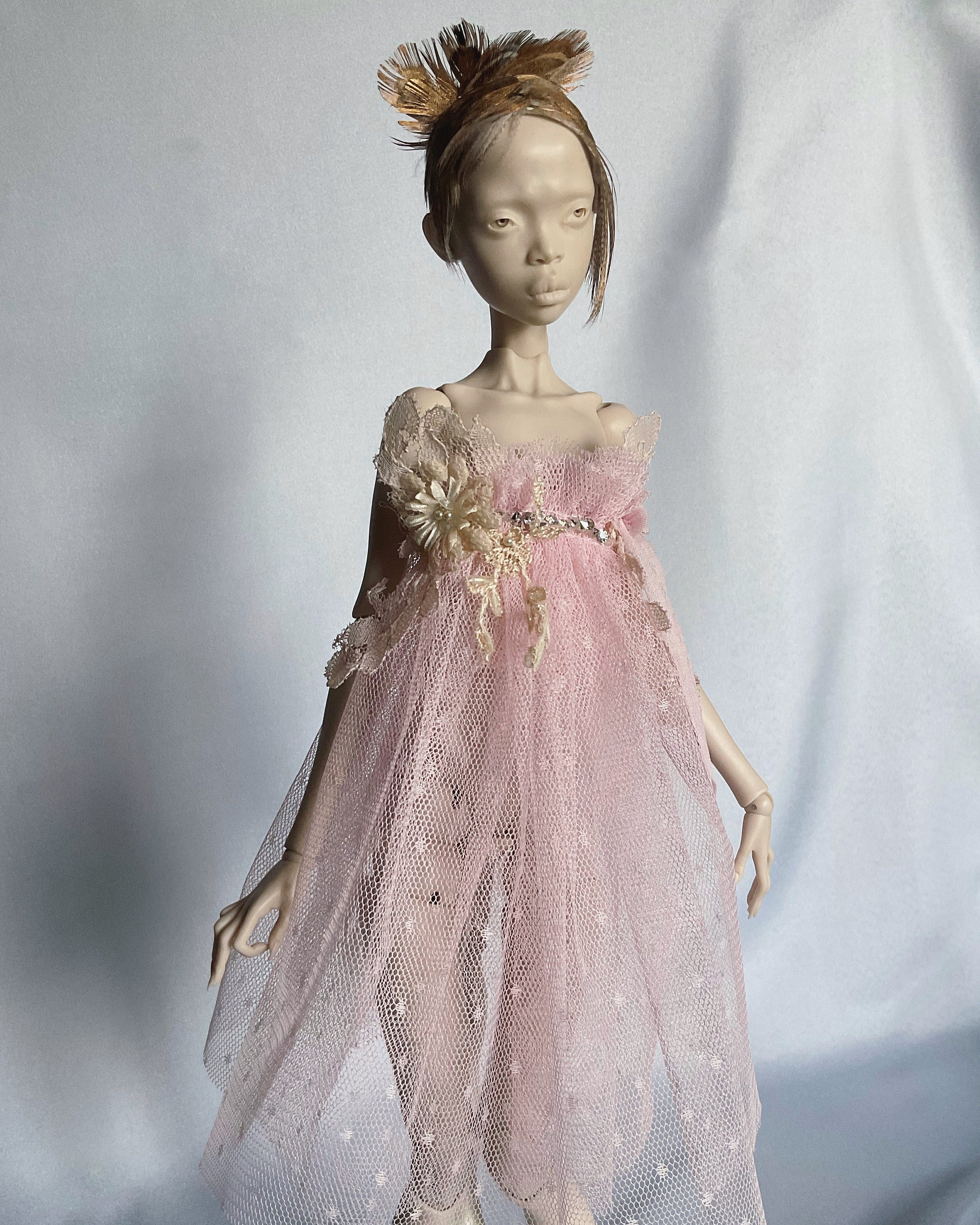 Popovy Size BJD Pink Baby Doll Dress - Etsy