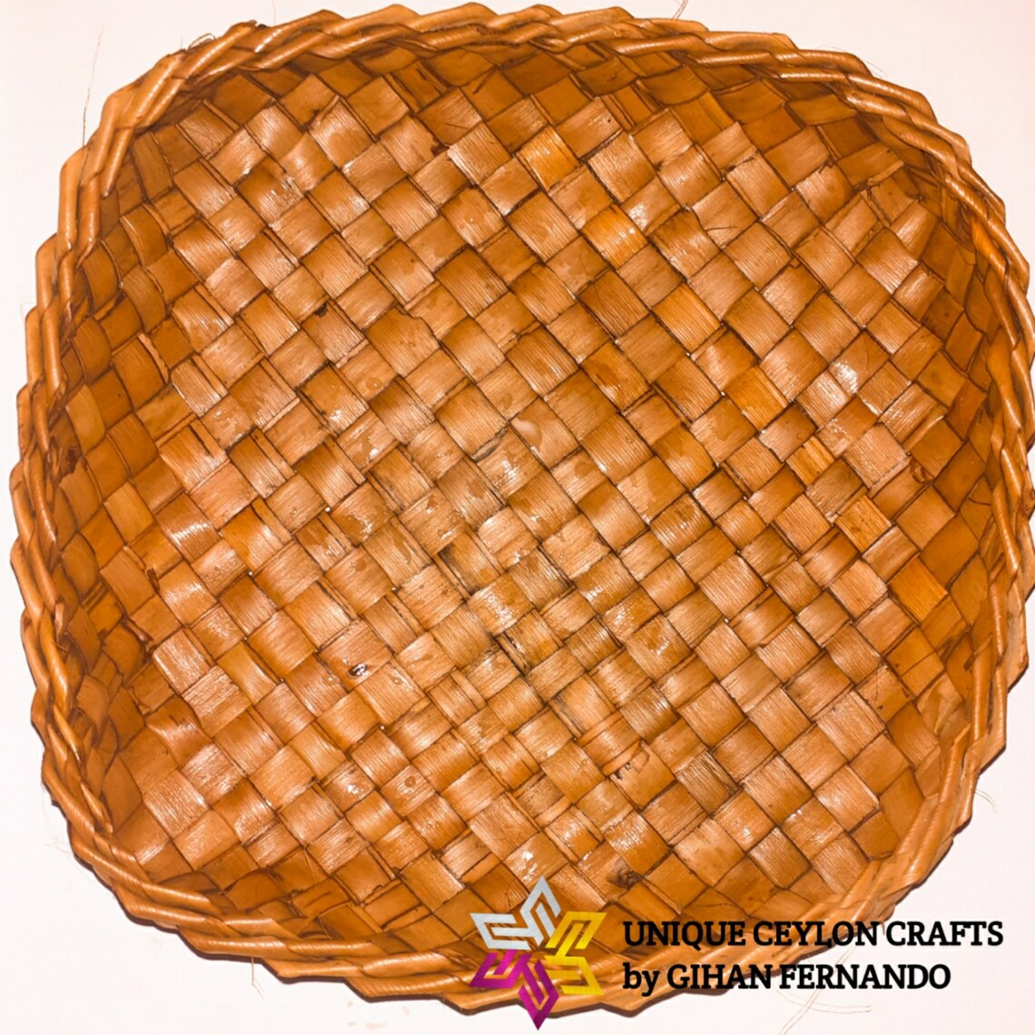 Hand Made Flexible Coconut Leaf Kitchen Basket Tray Punnet - Etsy UK