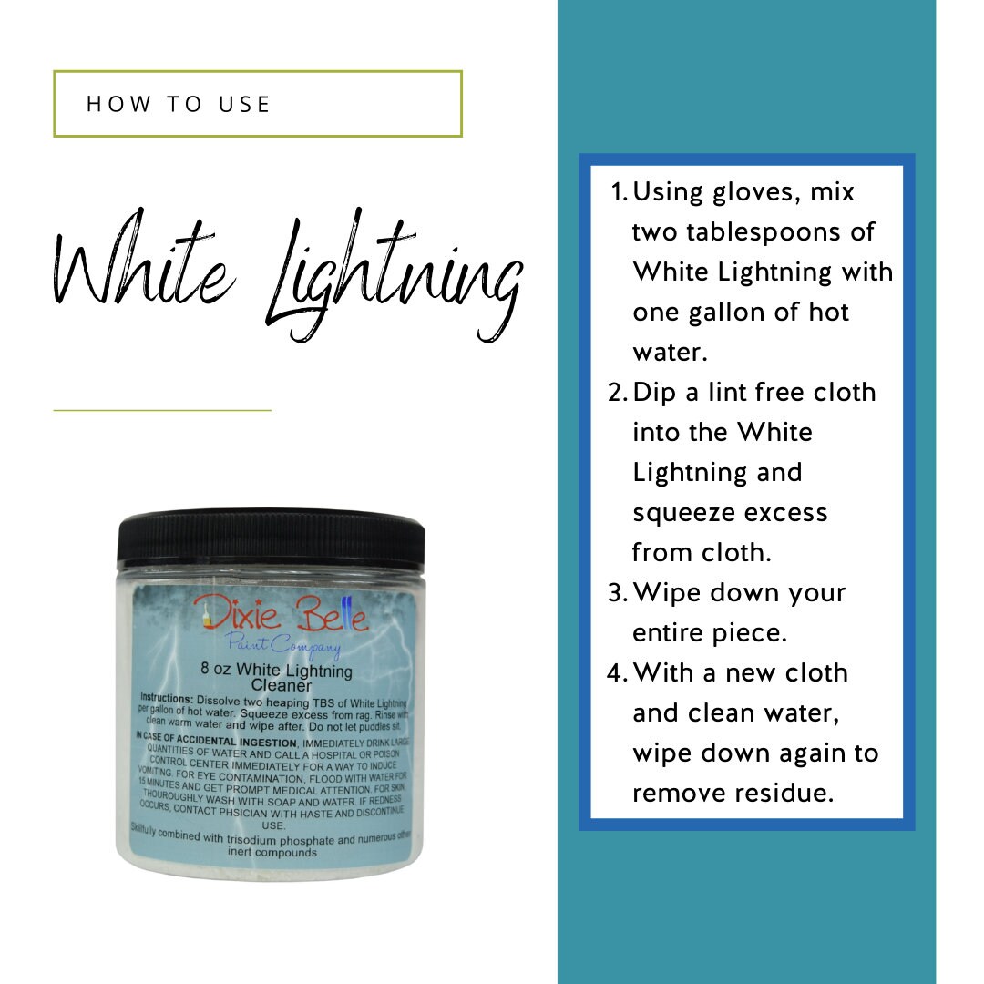 Cleaner - White Lightning - Furniture Cleaner - Remove Dirt - Dixie ...