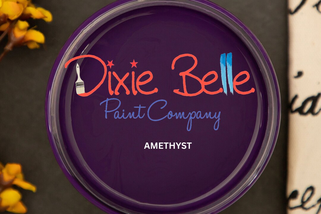 Amethyst Dixie Belle Chalk Mineral Paint Purple Paint - Etsy