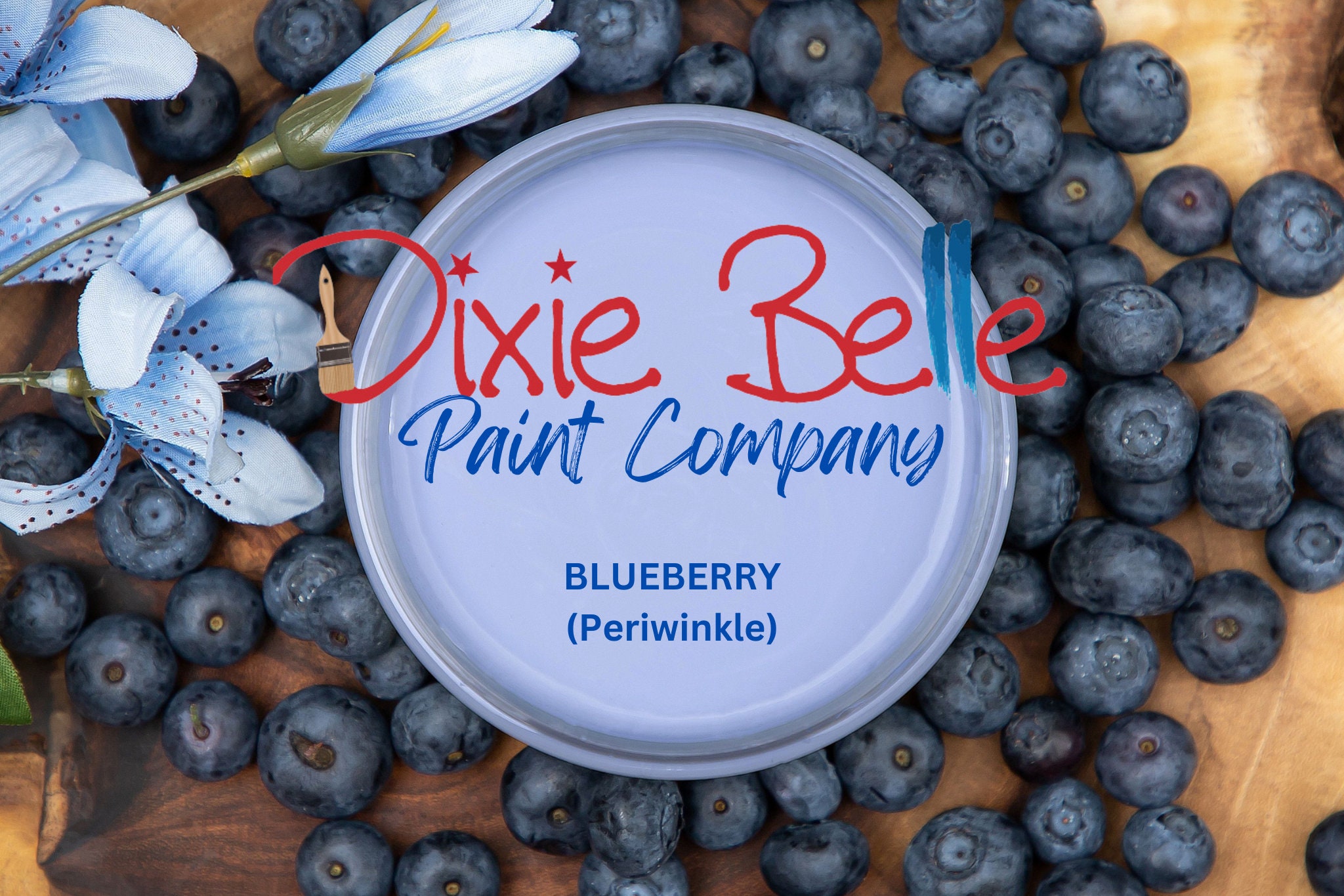 BLUEBERRY Periwinkle Blue Dixie Belle Chalk Mineral Paint Light Blue ...